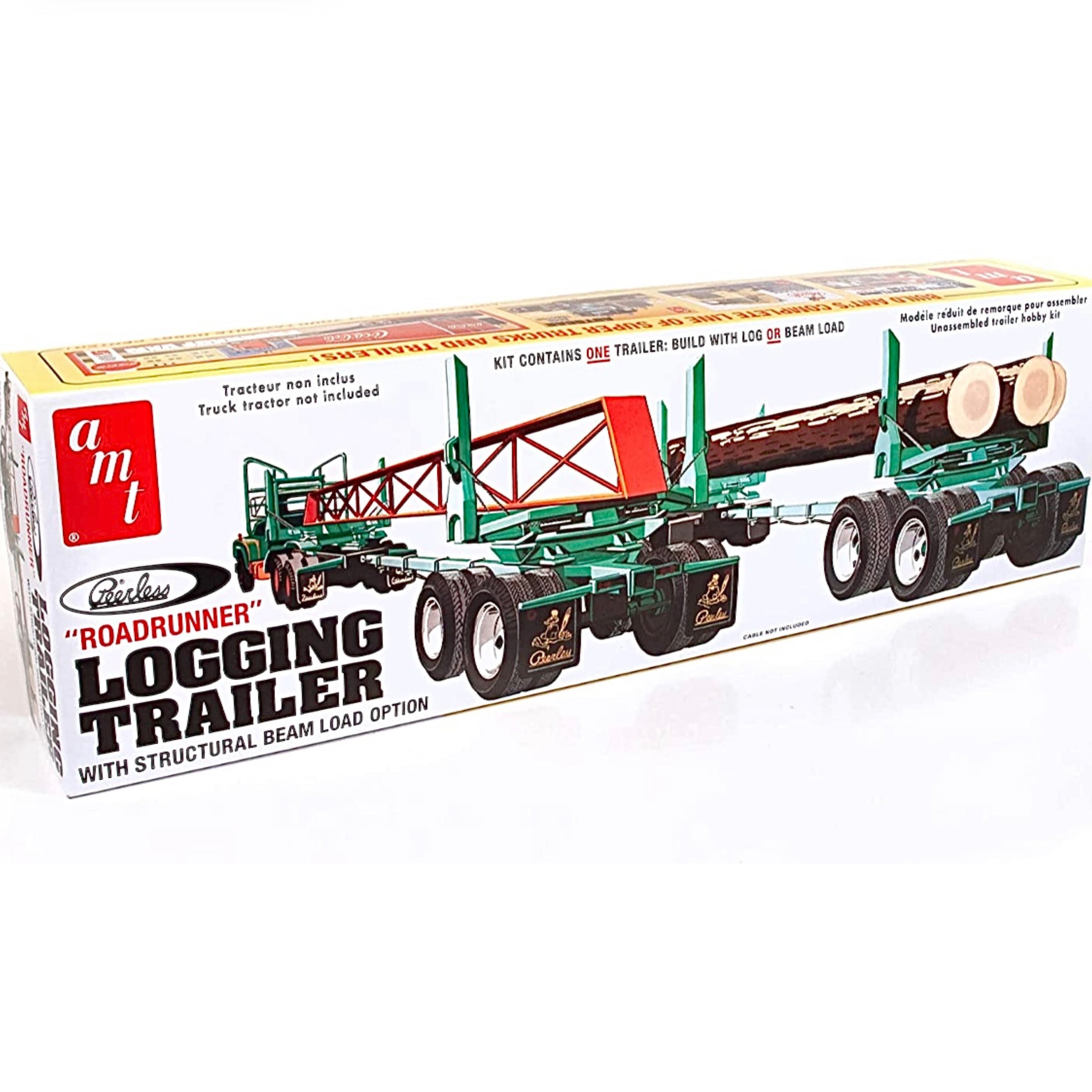 AMT Peerless “Roadrunner” Logging Trailer” With Structural Beam Load ...