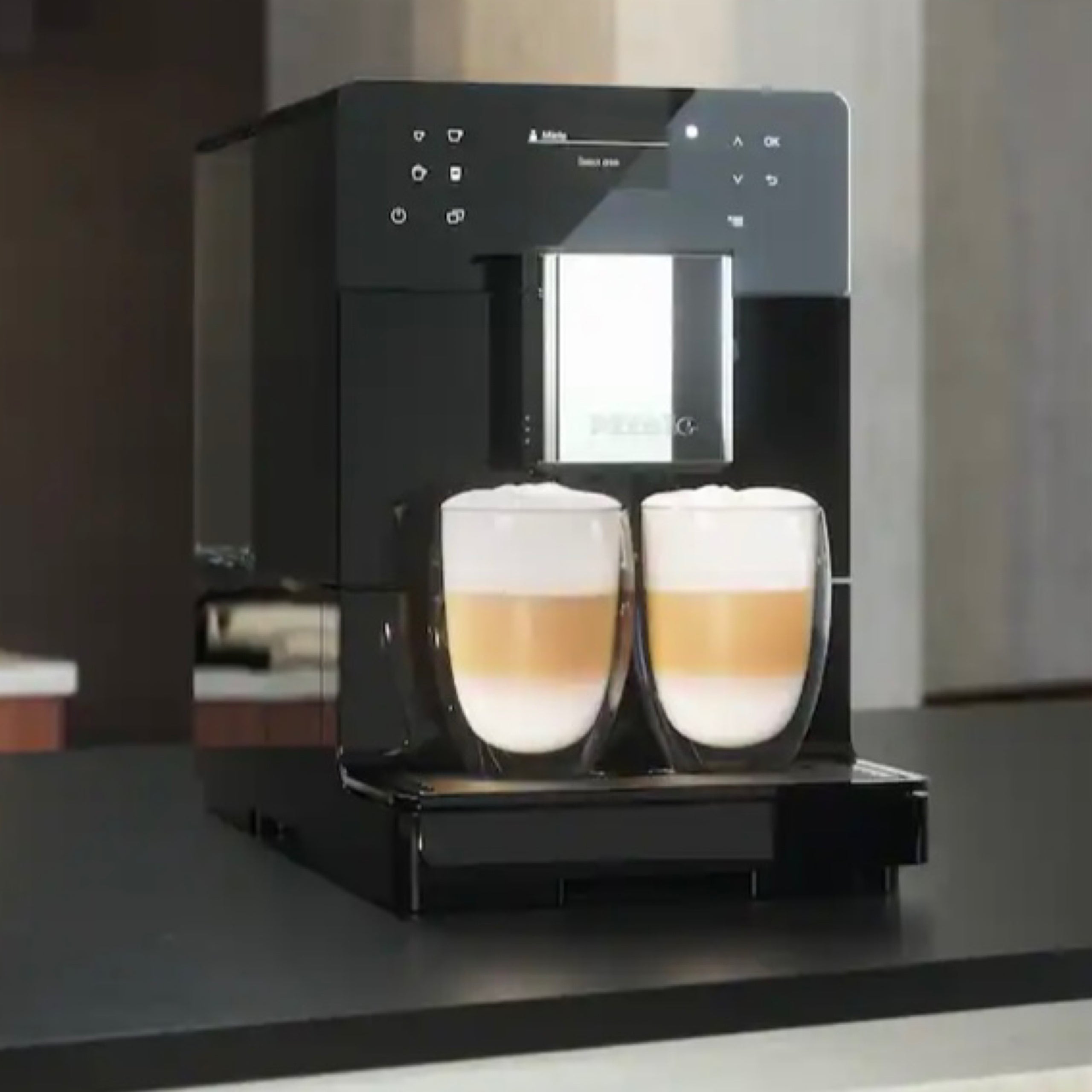 Miele Silence CM5310 Free Standing Coffee Machine Obsidian | Leonard's ...